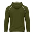 Jalioing Mens Hoodies with Drawstring Long Sleeve Dropped Shoulder ...