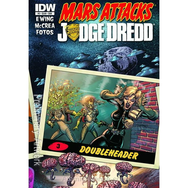 Mars Attacks Judge Dredd #3 (Sub) VF ; IDW Comic Book - Walmart.com