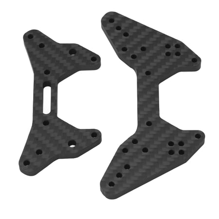 Shock Tower Plate, Carbon Fiber Black Wear Resiatance Front Shock Tower ...