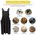 LNKOO Women Girls Vintage Cute Apron Gardening Works Cross Back Cotton ...