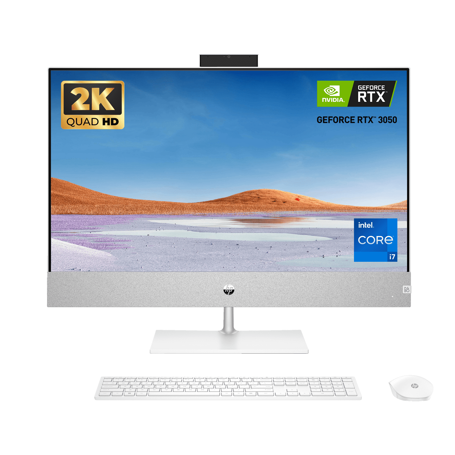 HP Pavilion 27 All-in-One Desktop, 27" QHD Screen, Intel Core i7-13700T ...