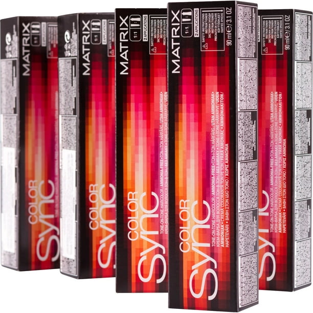 Matrix - Color Sync, Hair Color, Demi Permanent Color 2 oz. 6RB Light ...