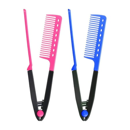 2 Pieces Smoothing Comb Salon Hair Brush Comb Salon Styling Hair ...