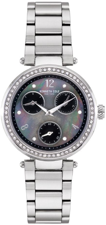 Kenneth Cole - Women's Kenneth Cole Dress Sport Pearl Dial Crystallized ...