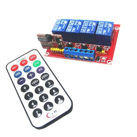 5V/12V/24V 4-Channel Relay Module Board Relay Remote Control Relay ...