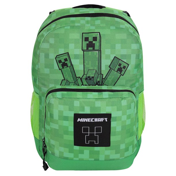 Minecraft Boys/Girls Three Creepers Pixel Backpack - Walmart.ca