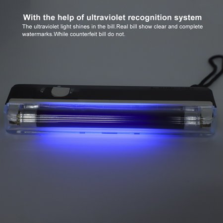 Money Detector, Portable Quick Checking Bill Checker Ultraviolet With ...