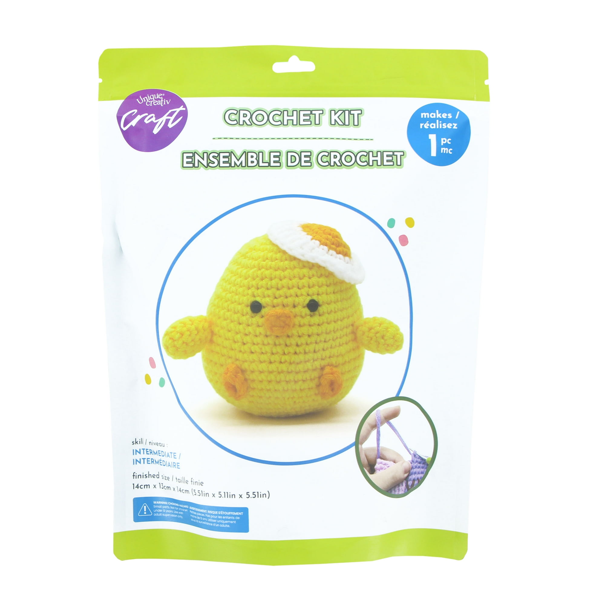 Click here for Unique Creativ Craft Crochet Kit - Chicken  1 Pc... prices