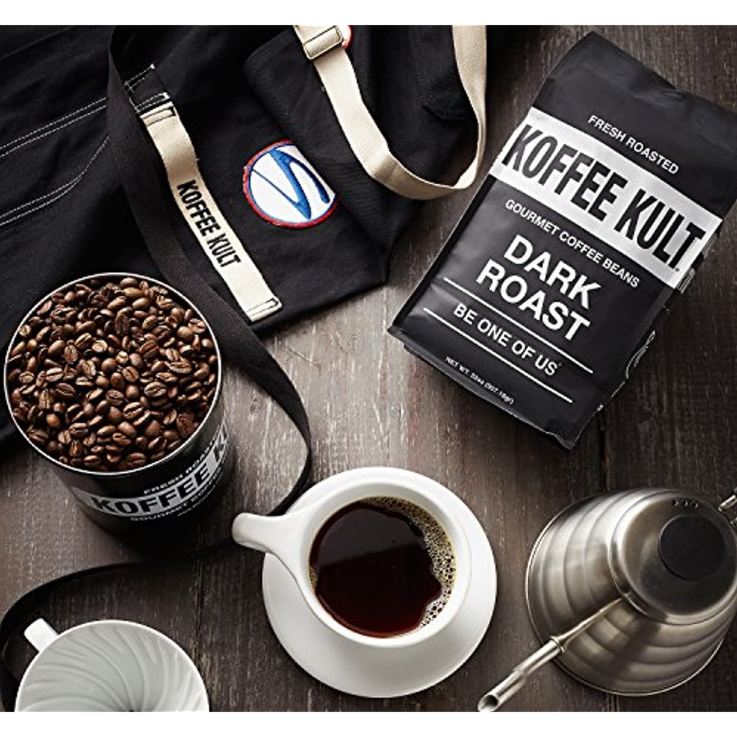 Buy Koffee Kult Dark Roast Whole Bean Coffee - Small Batch Gourmet Aromatic Artisan Blend 100% ...
