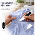 Electric LED Display Seam Ripper & Pet Paw Hair Trimmer, Safe Ceramic ...