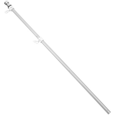 Camco 16’ Portable Telescoping Fiberglass Flagpole with Tire-Anchored ...