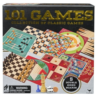 Board Game Set - Deluxe 15 in 1 Wood Tabletop Games with Storage ...