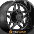 20x10 Gear Off Road 744B Drivetrain Satin Black Wheel 5x5 (-25mm ...