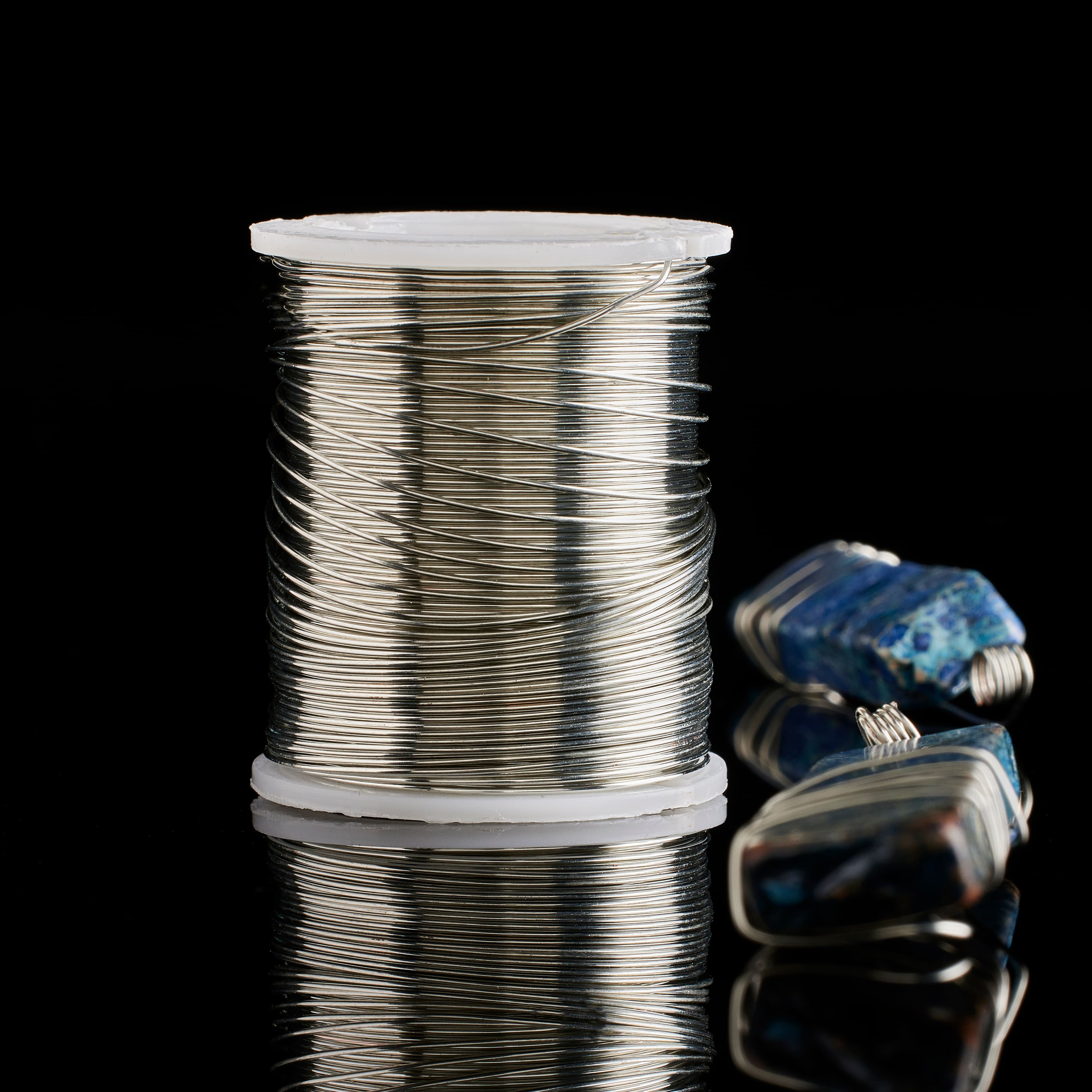 Buy 12 Pack: 24 Gauge Silver Beading Wire by Bead Landing Online at ...