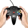 2Pack N64 Gaming Classic Controller, Luxmo Retro N64 Wired Gaming ...