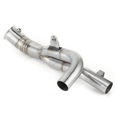 Exhaust Mid Pipe Exhaust Middle Tube Motorcycle Delete Mid Pipe ...
