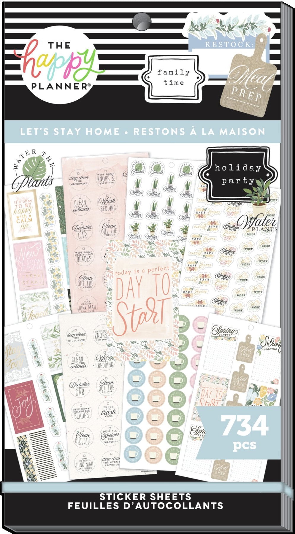 Paper, Party & Kids Sticker Sheet Let's Stay Home Stickers etna.com.pe