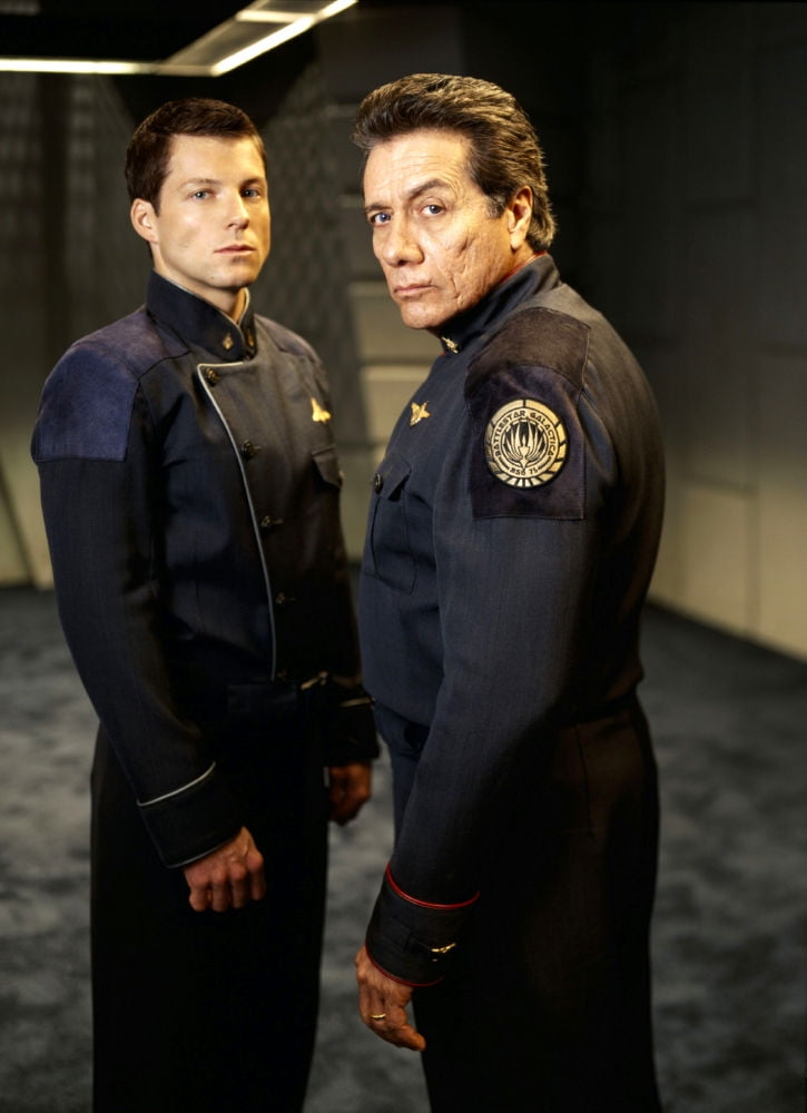 Battlestar Galactica Poster Adama Father and Son Art Poster 24x36 ...