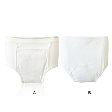 Classic Incontinence Underwear Cotton Briefs Boxer Shorts Skin Friendly ...