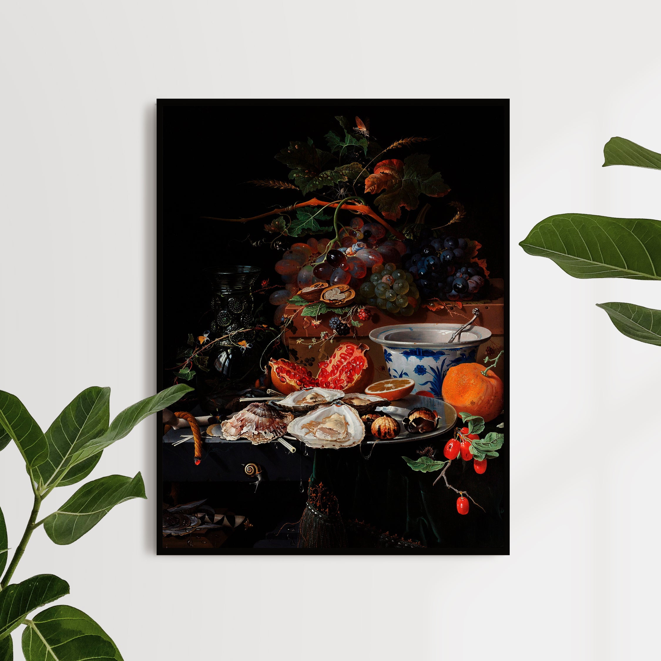 Fruits and Oysters 2 - 1660-1679 | Abraham Mignon | Premium Fine Art ...