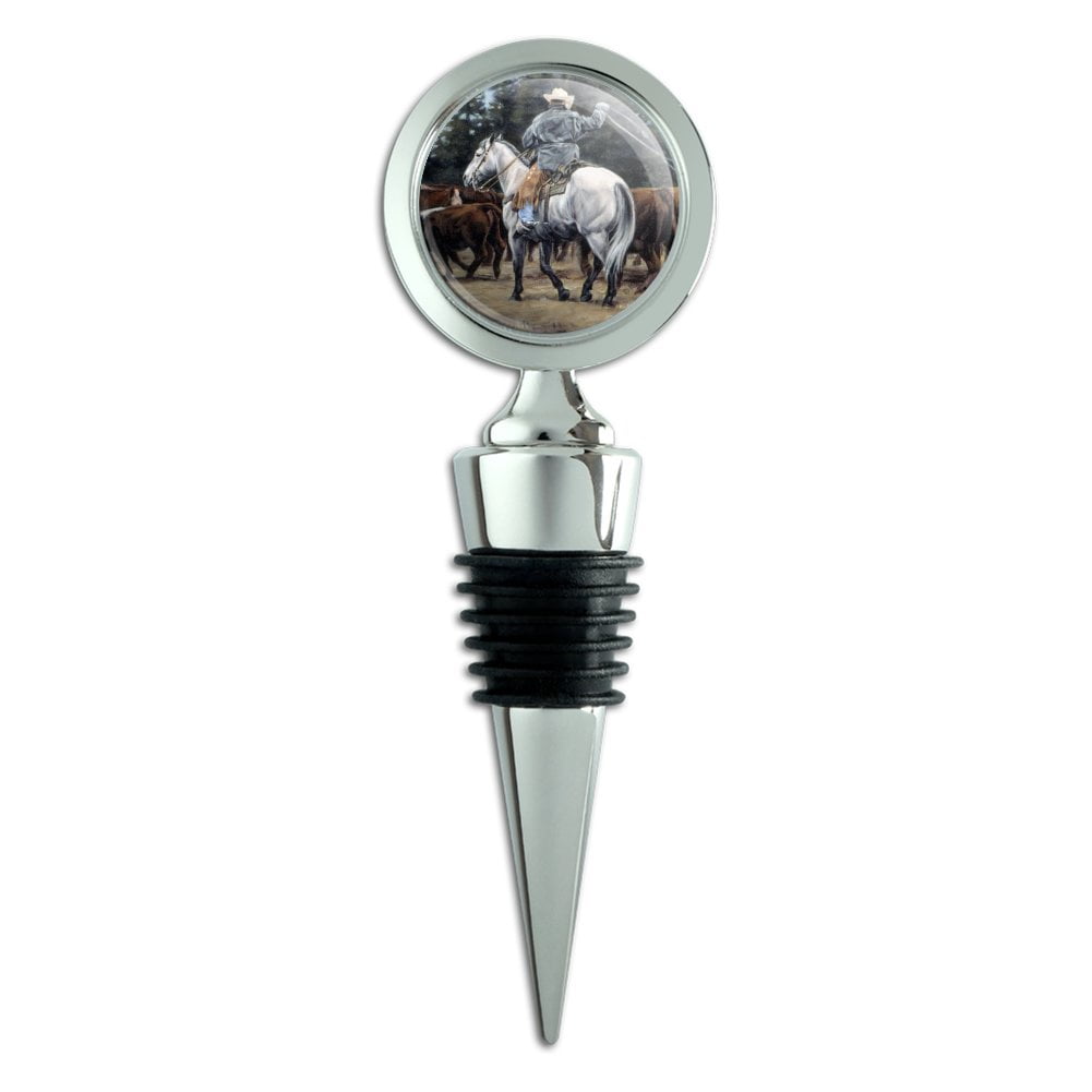 Ranch Cowboy Cattle Drive Roundup Wine Bottle Stopper - Walmart.com