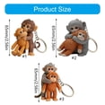 Attractive Monkey Keyring Easy Carry Plastic Key Holder for Key Or ...