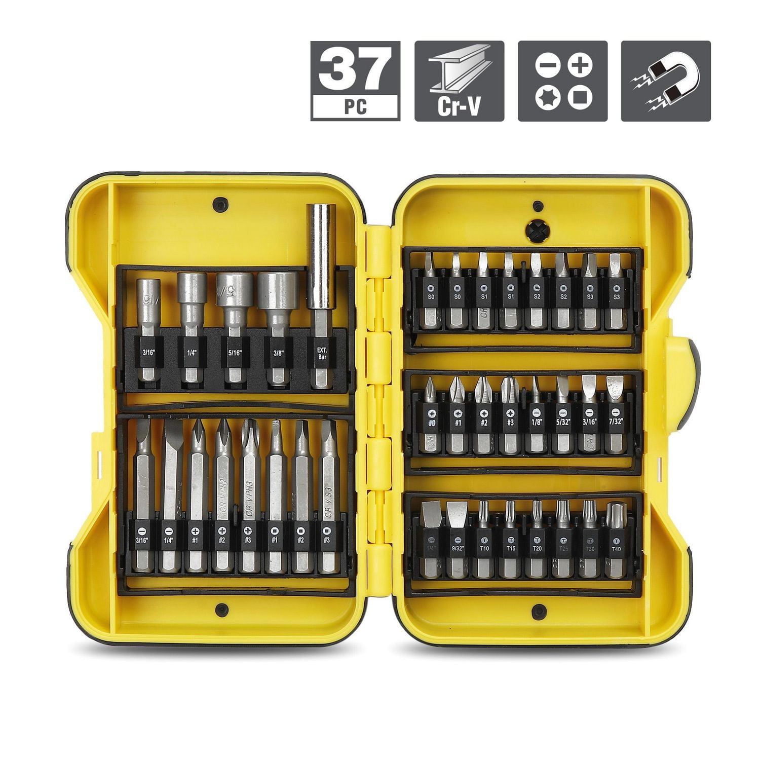 Click here for Workpro Screwdriver Bit Set - 37 Piece Multiple prices