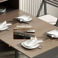 Modern Extendable Dining Table with Storage, Farmhouse Kitchen Table ...