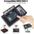 JIULANG VHS-C Tape Cassette Adapter for Camcorders, VHS-C to VHS ...