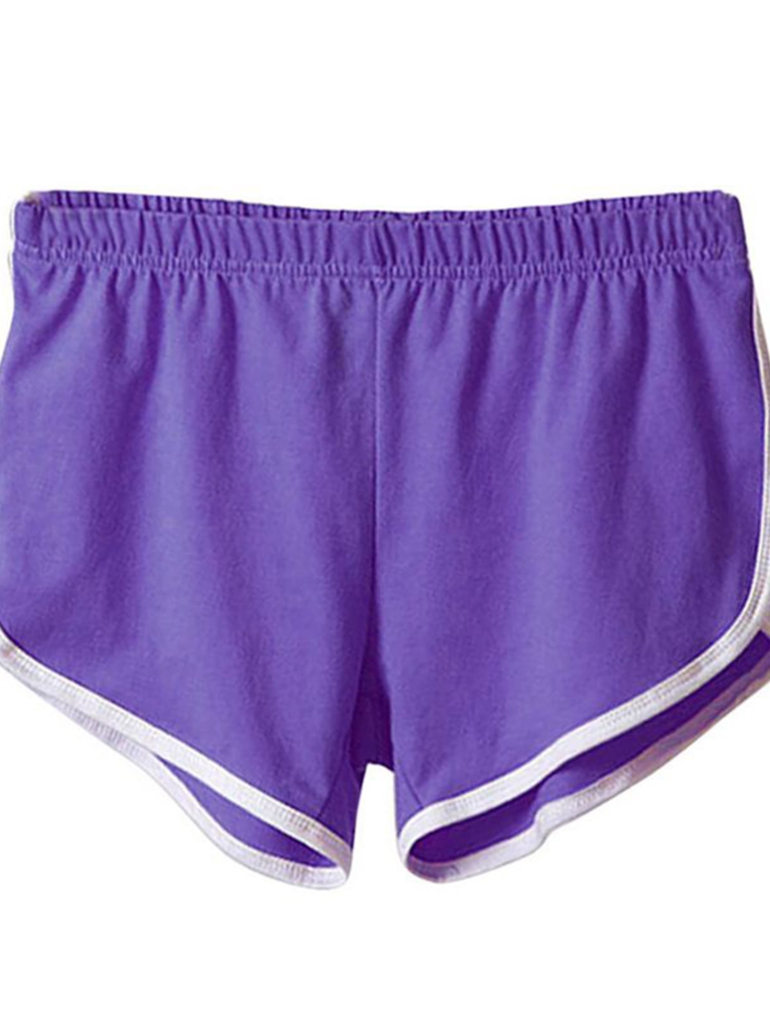 Teen Girls High Elastic Waist Workout Sports Track Shorts,Running ...