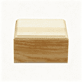XIBUFE Mini Wood Craft Box with Hinged Lid and Magnetic Closure, 3.5 ...
