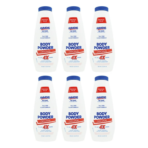 Ammens Talc-Free Premium Body Powder. Original, Fresh Sensation ...