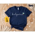Bulgaria Shirt with Heart Flag, Bulgarian Pride Tee, Minimalist Country ...