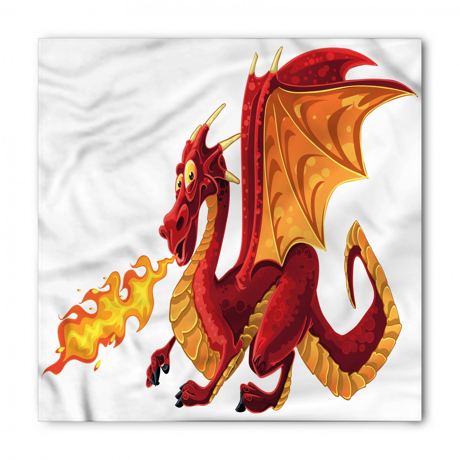 Dragon Bandana, Funny Mascot Cartoon, Unisex Head and Neck Tie, by ...