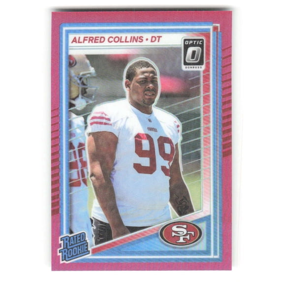 2025 Donruss Optic Pink #237 Alfred Collins Rated Rookie San Francisco ...