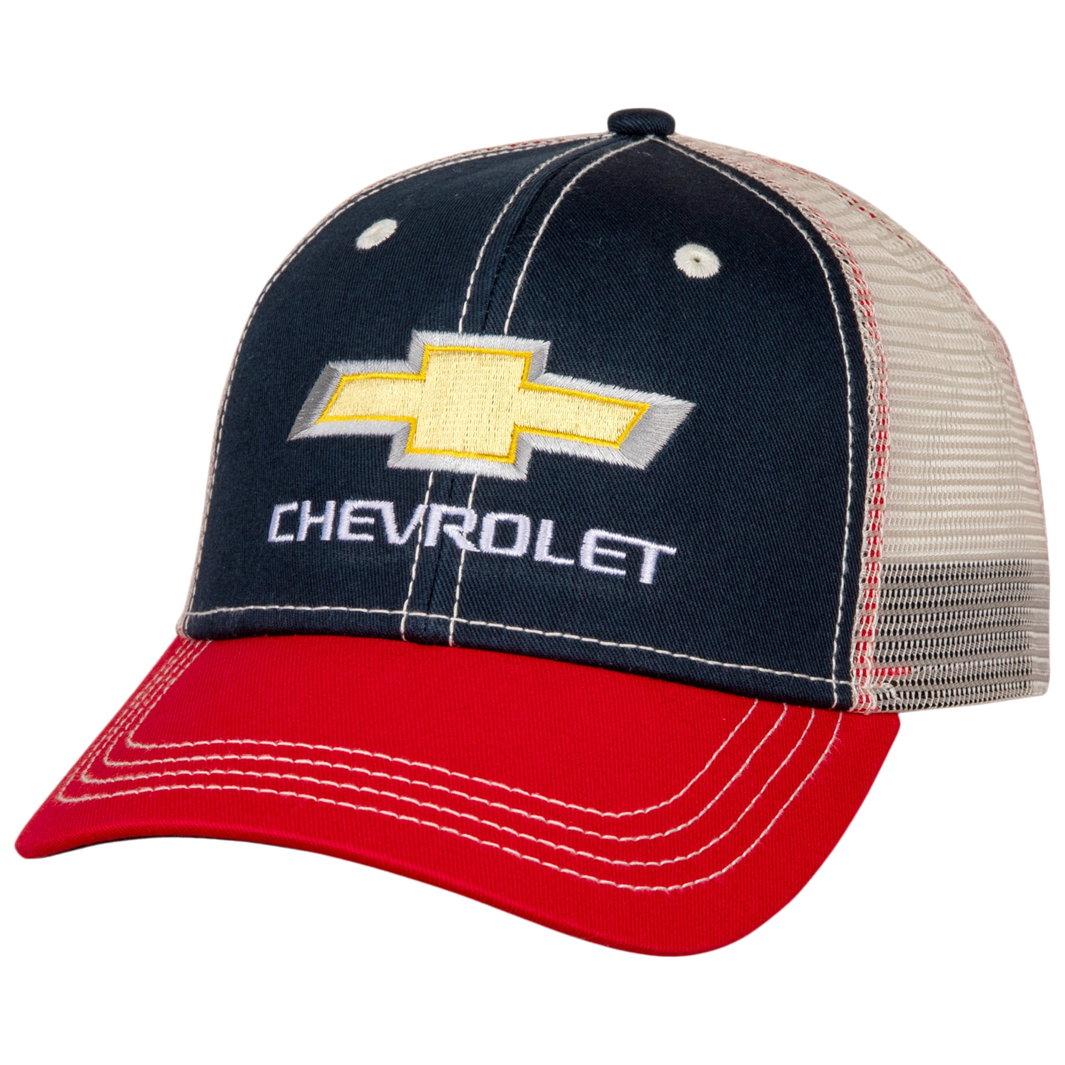 Chevrolet Logo Adjustable Mesh Snapback Hat - Walmart.com