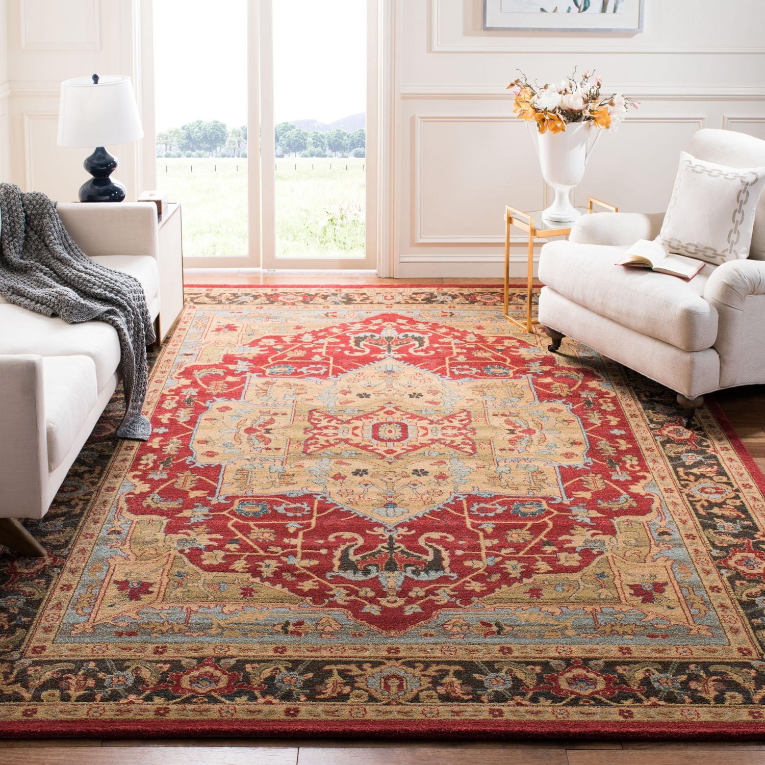 Click here for Safavieh Mahal Trecia Traditional Area Rug 9 Ft. X... prices
