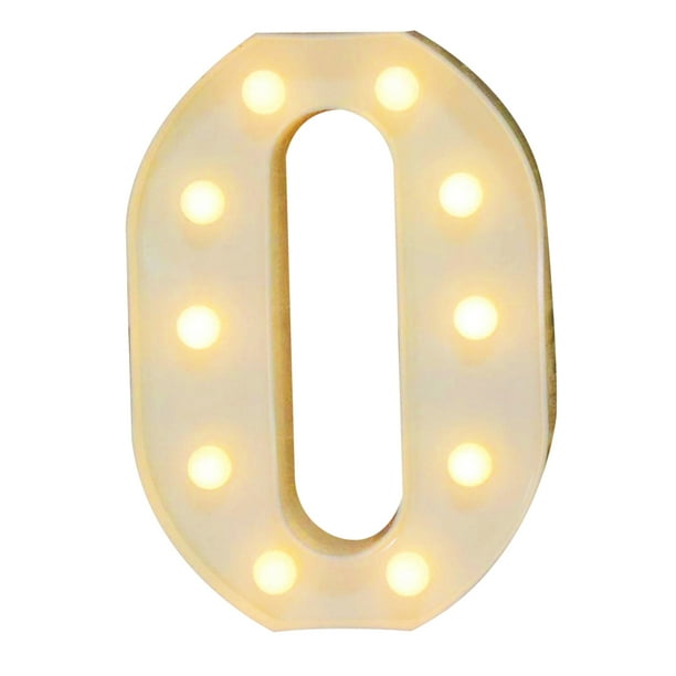 Alfabeto LEDs Luz Letrero de letras de pie con bombillas Lámpara de ...