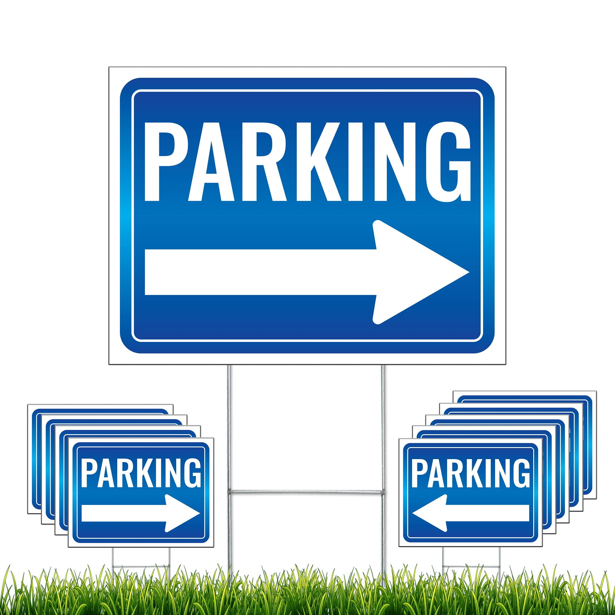 NEXT LEVEL SIGNS | Parking Yard Signs 10-Pack | 24 W x 18 H Inches ...