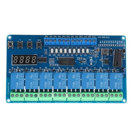 Zyyini Timer Relay DC 8V to 36V Relay Module with Industrial Grade 8 ...