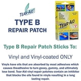 Tear-Aid Type B Heavy Duty Waterproof Vinyl Repair Patch Kit for ...