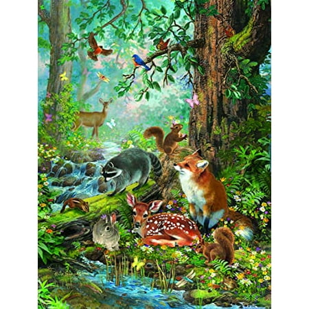 Woodland Forest Friends 300 Piece Jigsaw Puzzle by SunsOut | Walmart Canada
