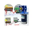 120w 12v 24v DC Worm Gear Reducer Motor RV30 DC Gearmotor RV30 Self ...