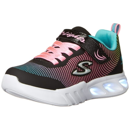 Skechers Kids Girls Flicker Flash, Black/Multi, 3 Little Kid - Walmart.ca