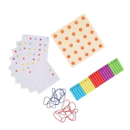 Wooden Geoboard, Accurate Size Hand Eye Coordination Array Block Geo ...