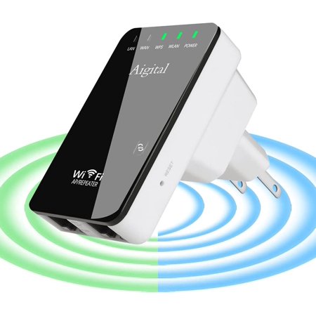 Aigital 2.4GHz 300Mbps Internet WiFi Blast Long Range WiFi Repeater ...