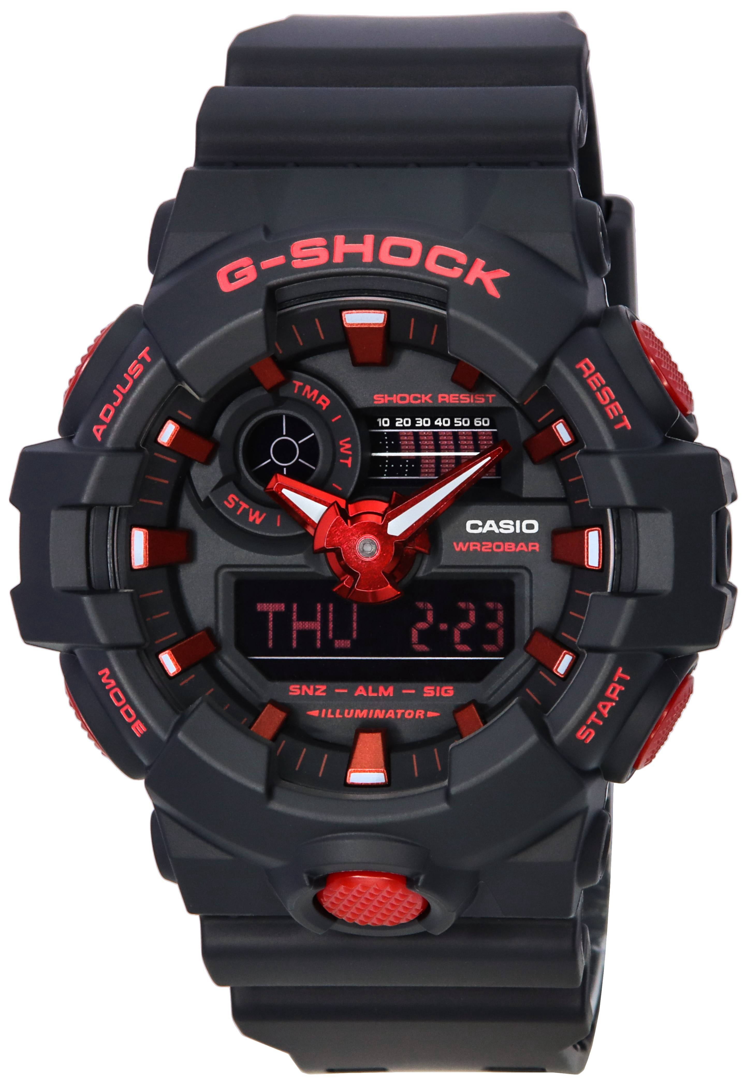 Casio G-Shock X Ignite Red Series Analog Digital Quartz GA-700BNR-1A ...