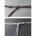 Adjustable PU Waist Belt For Women Elegant Thin Waistband Dress Waist ...