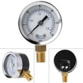 0-30psi 0-2bar Mini Dial Compressor Meter with Metal Frame Hydraulic ...