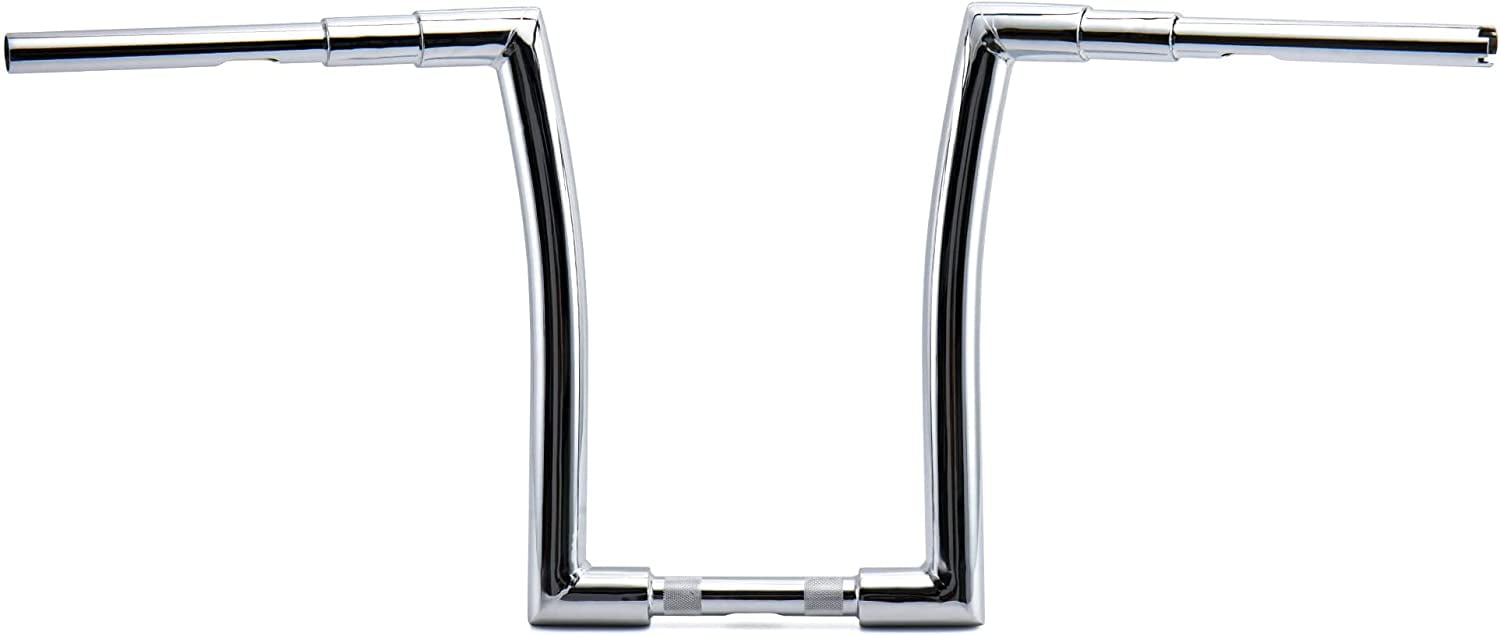 MoKitDora 14” Rise 1.5” Fat 1" Clamp Ape Hanger Handlebar Z Monkey Bar ...